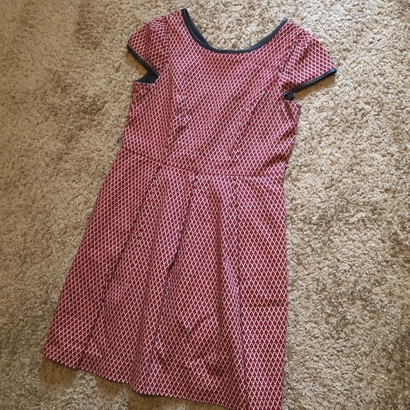 Isabel & Nina | Dresses | Isabelnina Redblack Diamond Print Leather ...